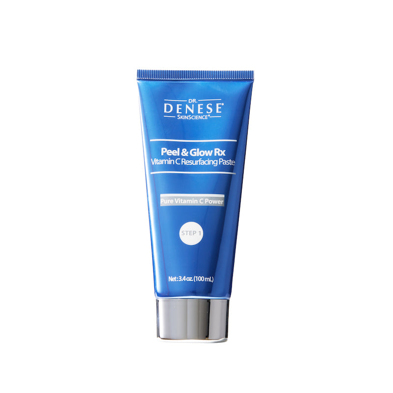 Dr. Denese Peel & Glow Rx Vitamin C Face Paste & AHA Peel Drops Set ...